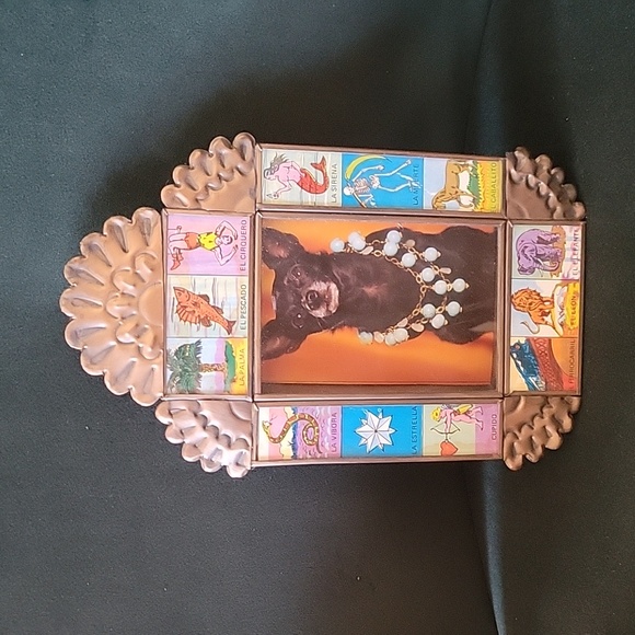 Hand Crafted | Wall Decor | Tin Loteria Picture Frame Mexican Art ...